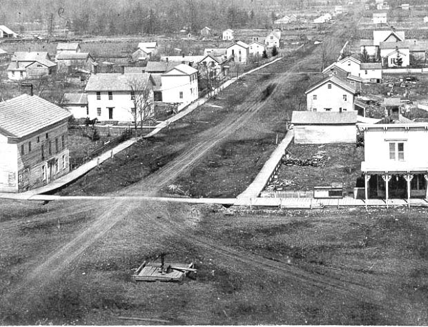 Steuben County Indiana: Through The Years: Angola Circa 1870