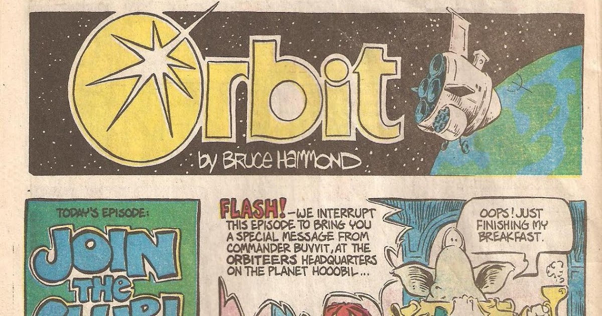 Sunday Comics Debt: Orbit's Secret Codes
