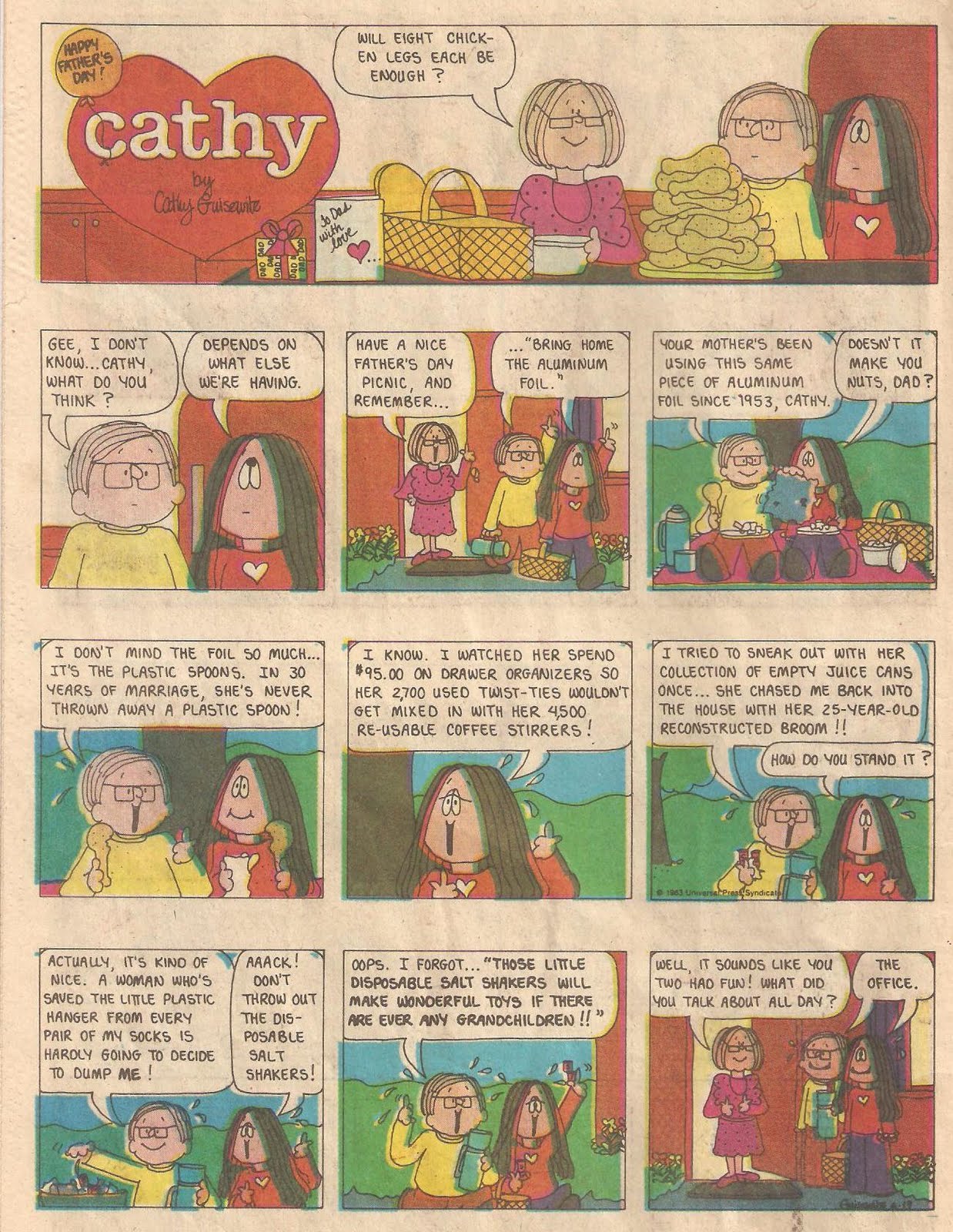 Sunday Comics Debt Cathy Gets Wise sunday-comics-debt-cathy-gets-wise