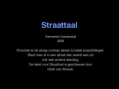 Straattaal