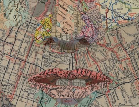 Design. Thoughts. Life.: Map art. Amazingly creative collages made of maps.