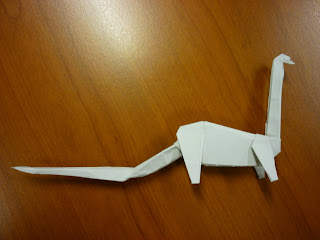 origami-addict: Le diplodocus