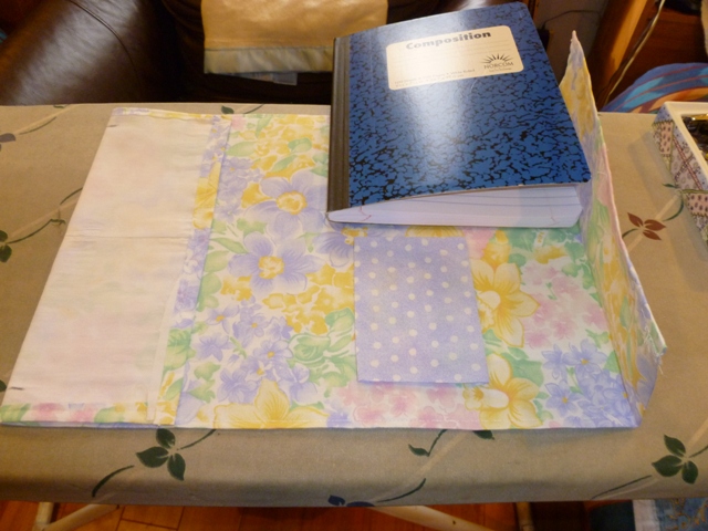Sewing & Quilting: Composition Book Fabric Cover Tutorial