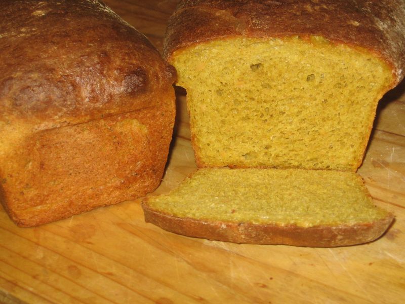 Chickpea-Turmeric Bread
