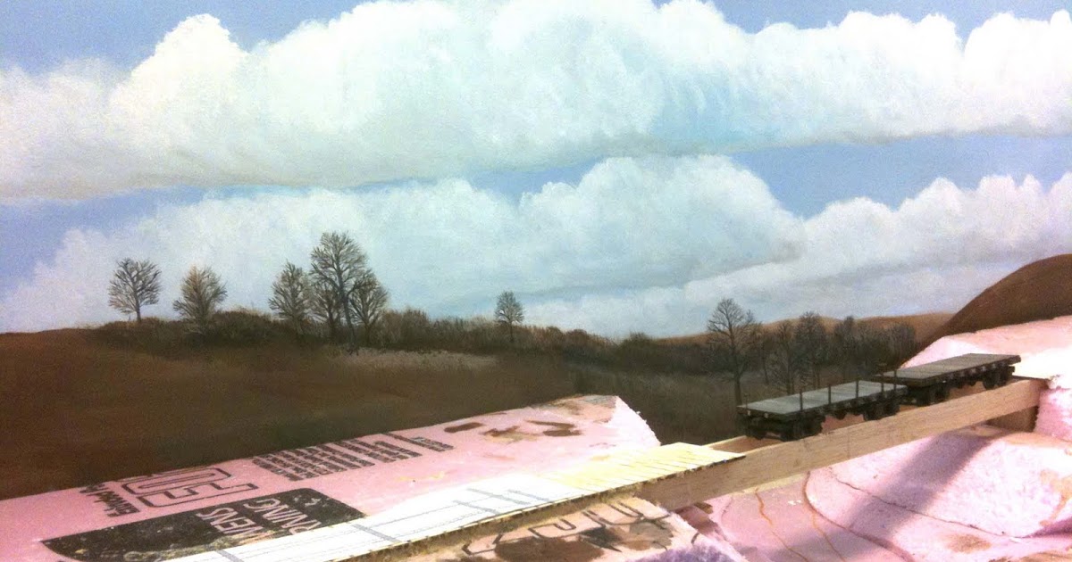 Modeller train: N scale model railroad backdrops