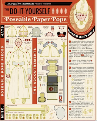Do-It-Yourself Poseable Paper Pope