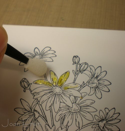 Stamping with a Passion!: Painting with Stickles