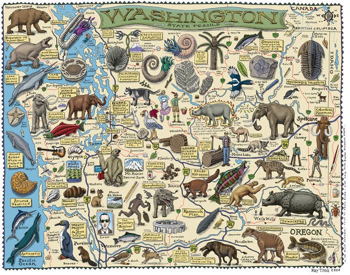 Good Nature Notes: Funny New Ray Troll Art Premiers: Washington State ...