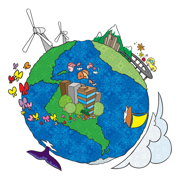 Ilustrações - José Fernandes de Souza neto: Mundo sustentável