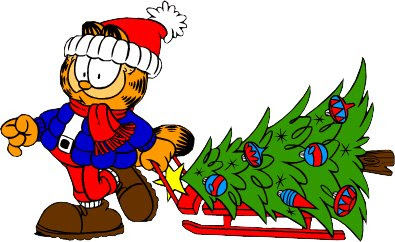 Feliz Navidad Garfield, dibujos psra imprimir - Blog de imágenes