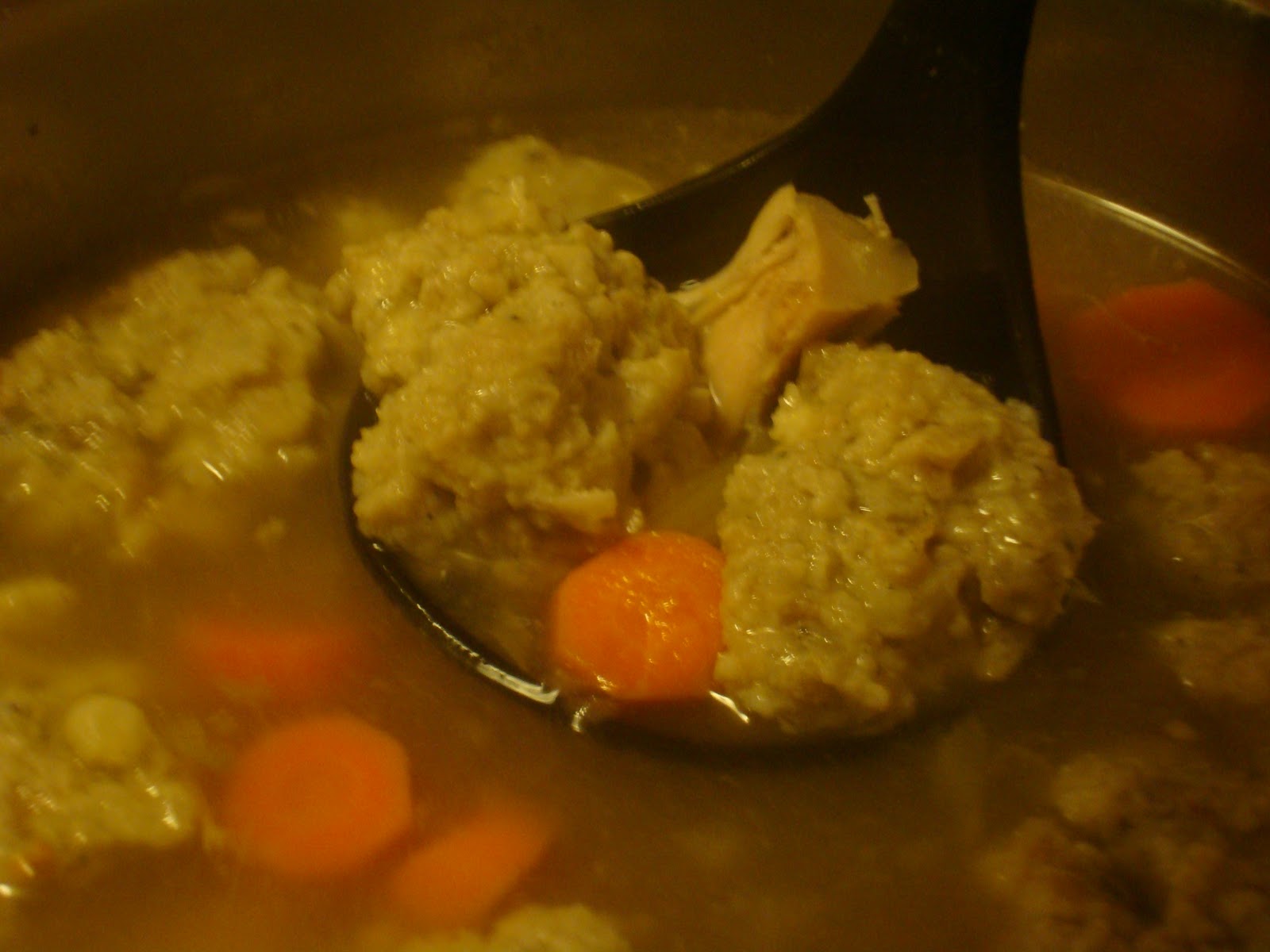 Thanksgiving Leftover-Turkey Vegetable Soup with Stuffing Dumplings