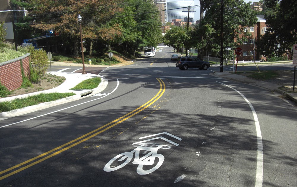 Ode Street Tribune: shared lane markers added on N. 15th St.