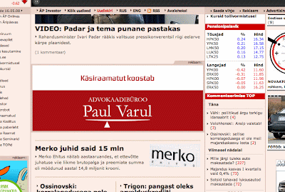 Inno ja Irja kohvik: 11.05.08 - 18.05.08