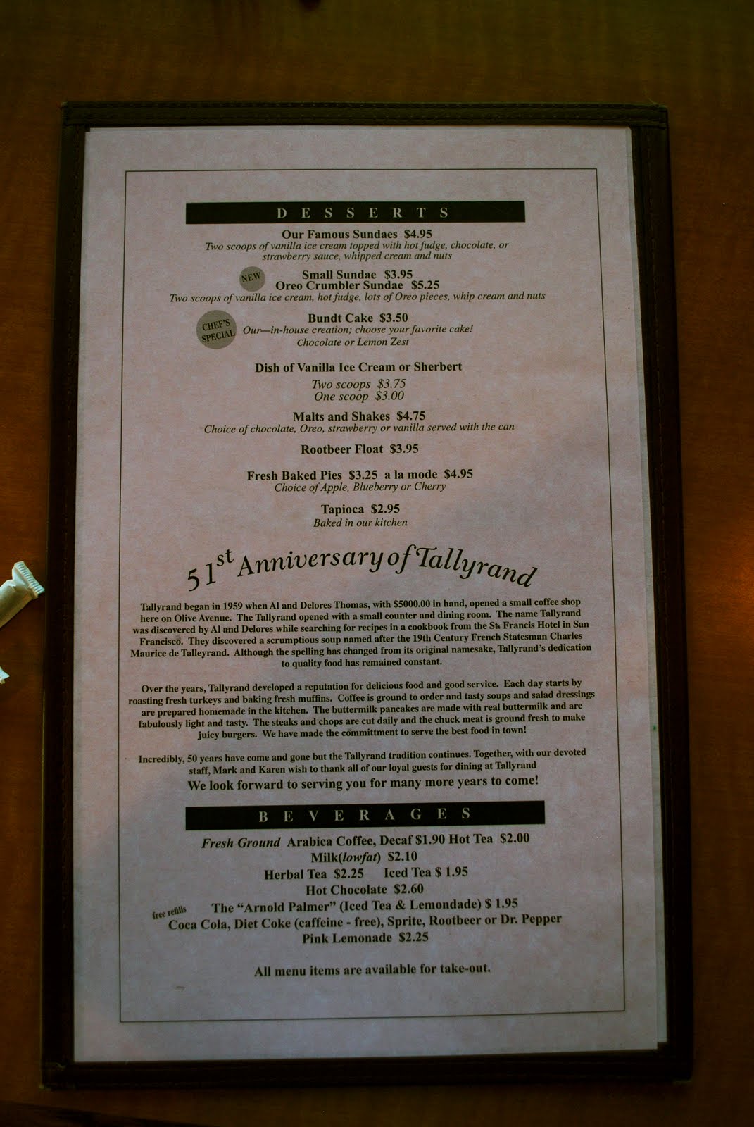 burbank bites: Tallyrand