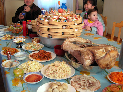 Mark & Kara's Travels: Tsagaan Sar: Food/Drink