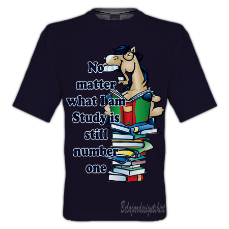 DOWNLOAD KOLEKSI PSD DESAIN KAOS: STUDY IS NUMBER ONE