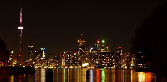 Anne-Katrin in Kanada: Toronto Islands at night