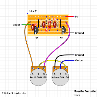Guitar FX Layouts: Mosrite Fuzzrite