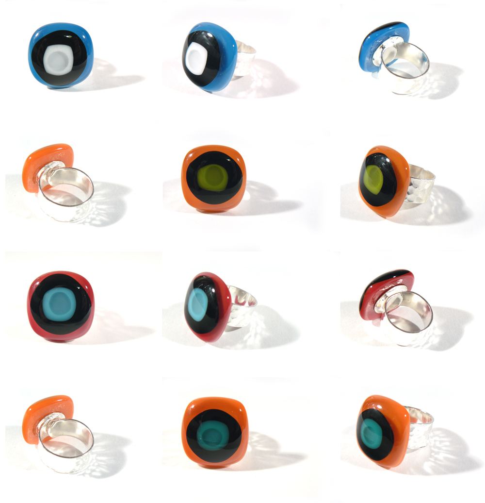 Funky fused glassy goodies & contemporary crafts with a retro twist ...