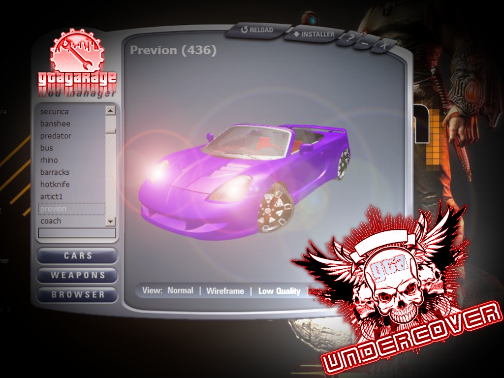 Gŧα Uηdєrcøvєr, мєus мøds ρrєfєridøs ραrα vøcês!: GGMM (Gta Garage Mod ...