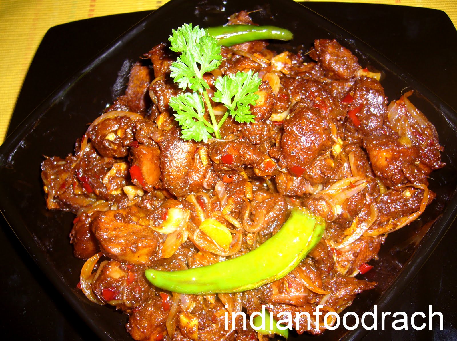 INDIAN FOOD: Chilly mutton
