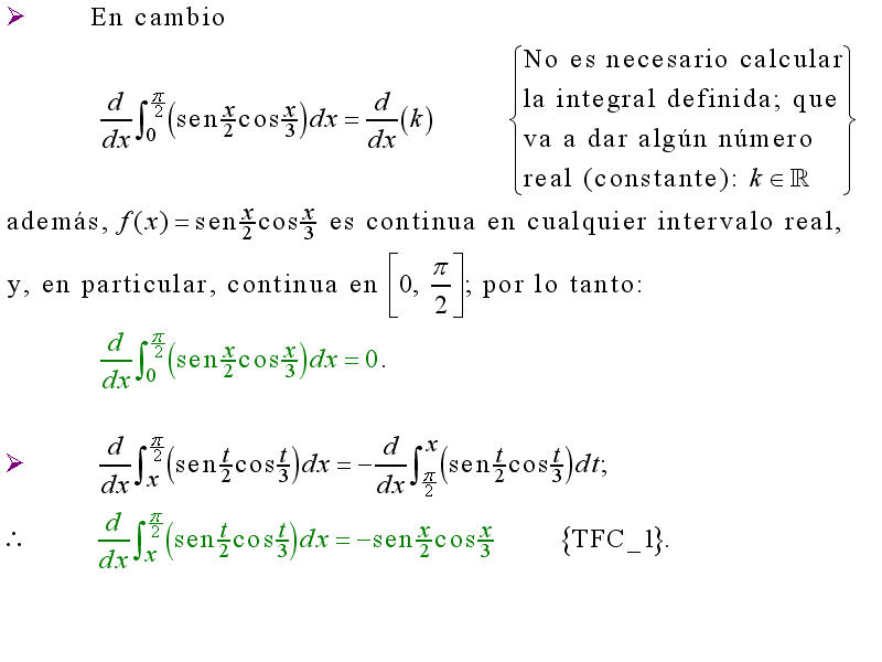 Cálculo21: Teorema fundamental del calculo. Integral definida.