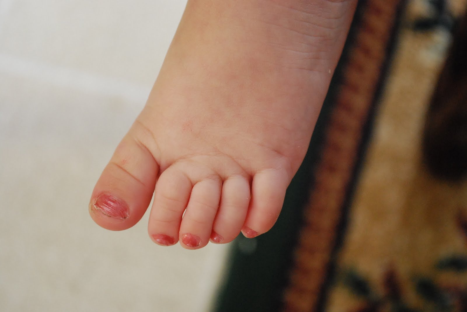 In Moments Like These...: Baby pedi....