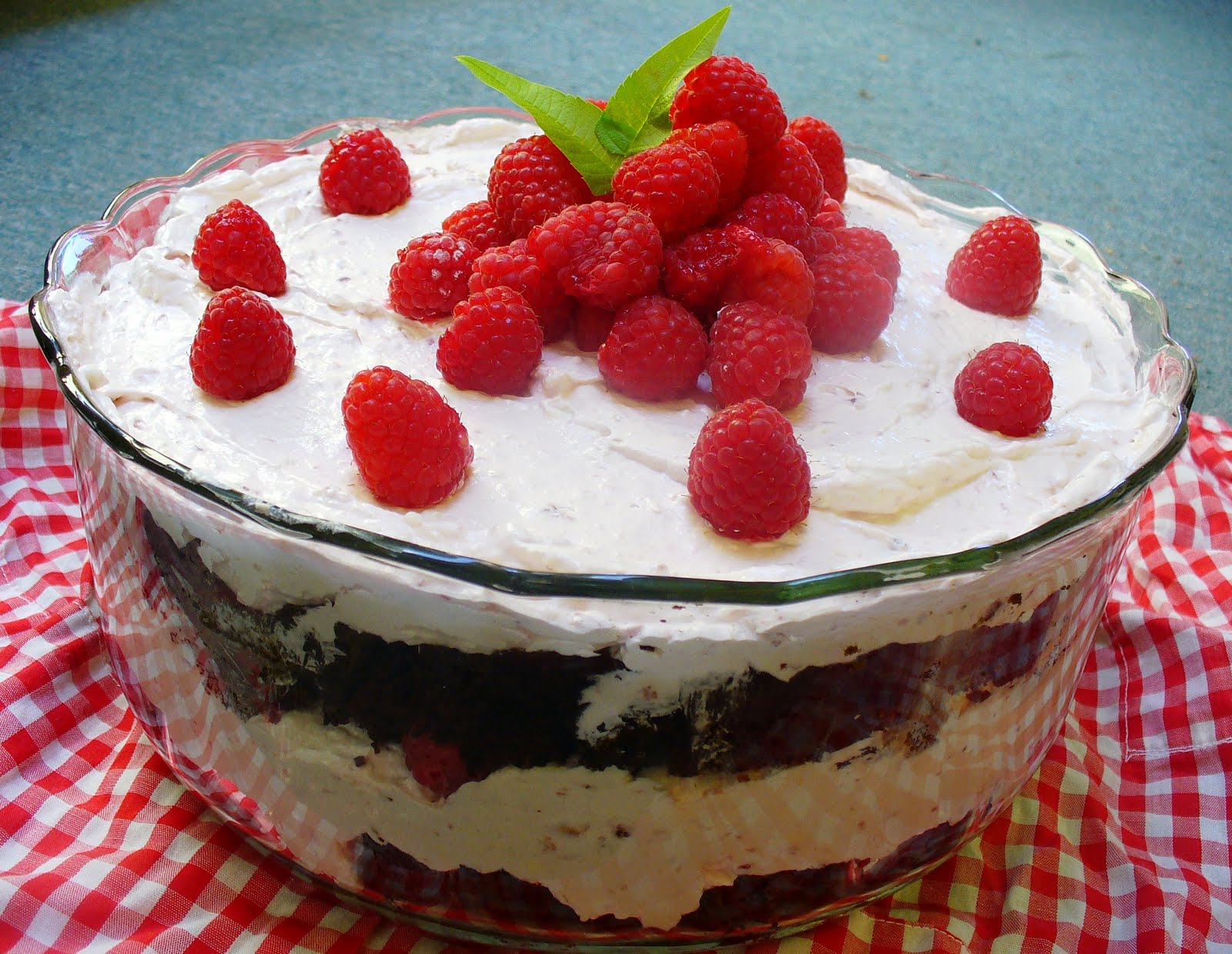 Leenee's Sweetest Delights: Chocolate & Raspberry Cheesecake Trifle