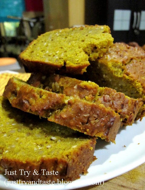 Resep Cake Labu Kuning (Pumpkin Bread) | Just Try & Taste