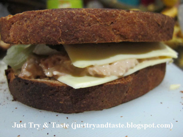 Sandwich Roti Gandum Isi Tuna | Just Try & Taste
