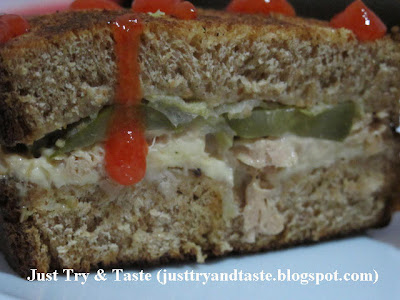Sandwich Roti Gandum Isi Tuna | Just Try & Taste