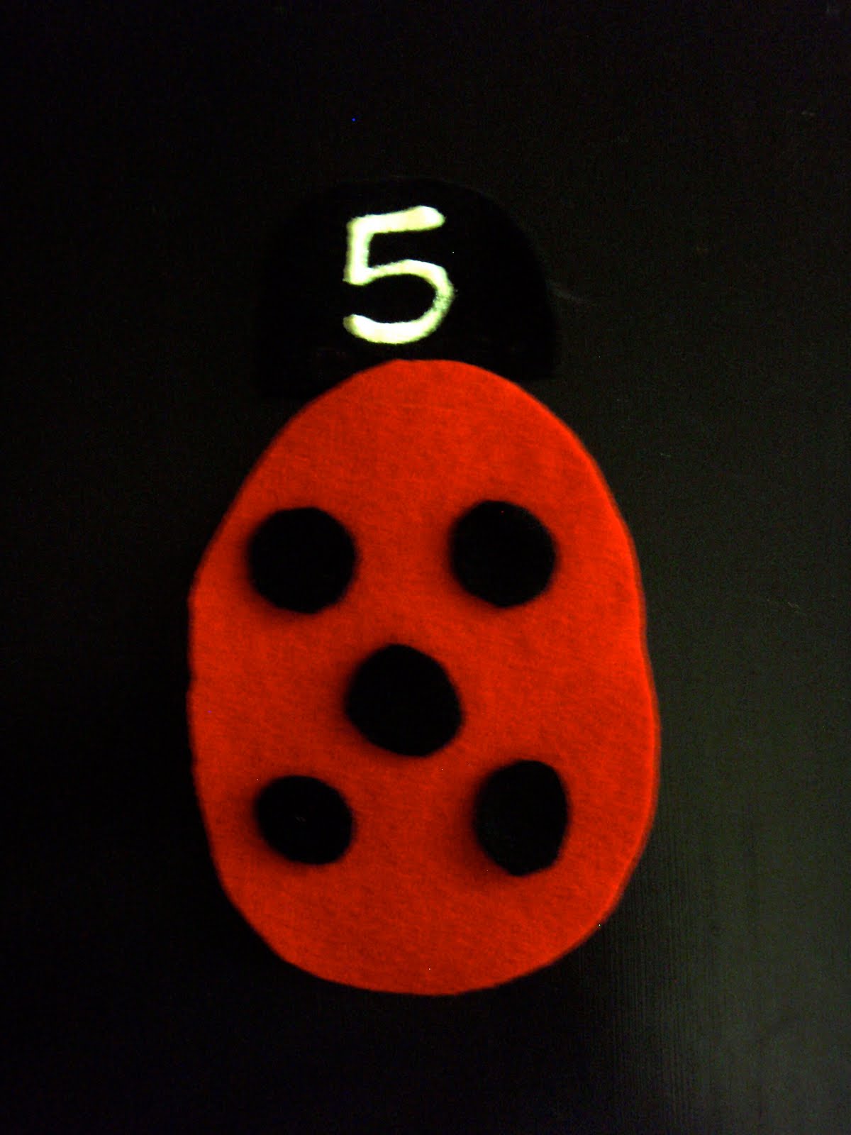 School Time Adventures: Lady Bug Felt Counters