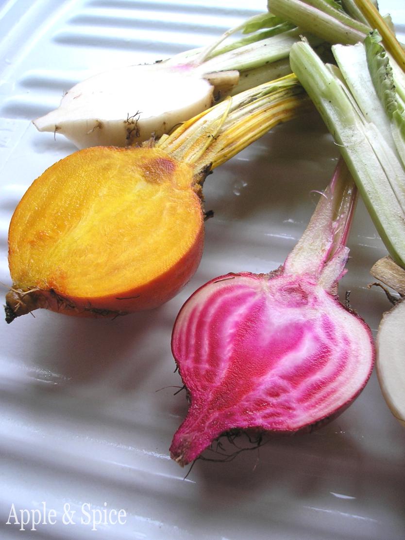 Apple & Spice: Heritage Beetroot & Goats Cheese Bruschetta (GF)