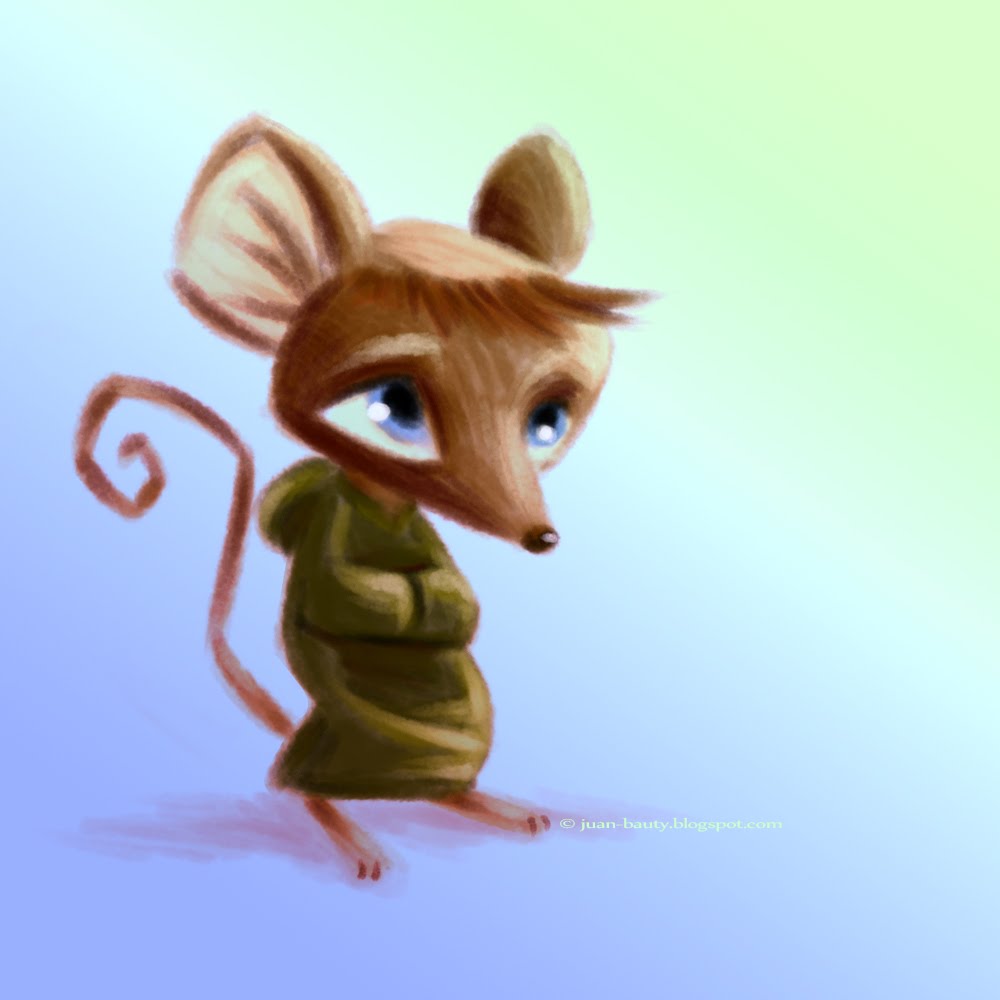 Juan Bauty Art Blog: Ratón Monje / Monk Mouse