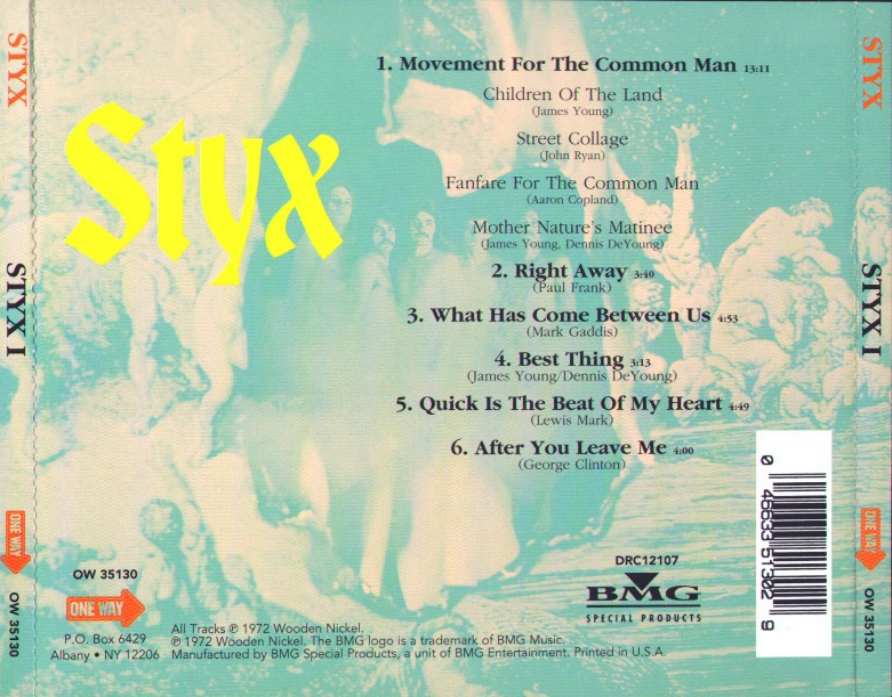 Musicotherapia: Styx - Styx I (1972)