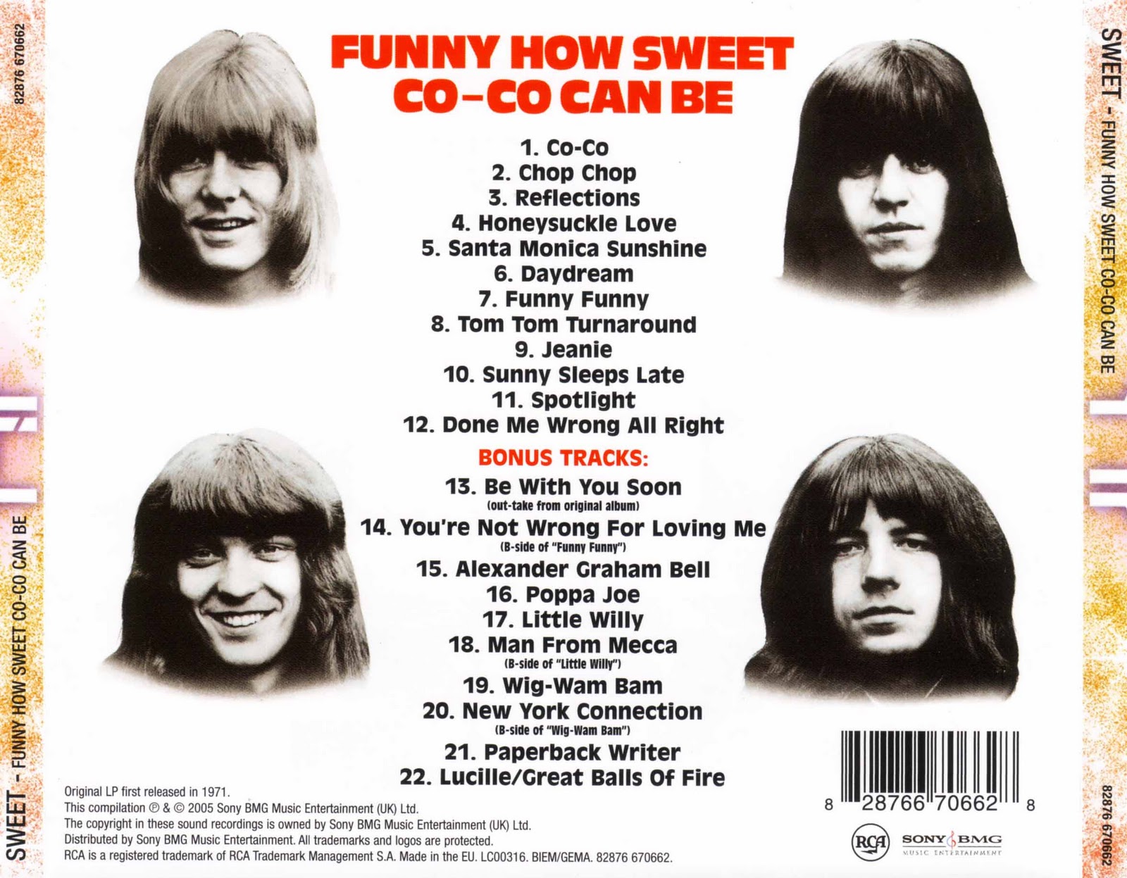 Musicotherapia: The Sweet - Funny Funny How Sweet Co Co Can Be (1971)