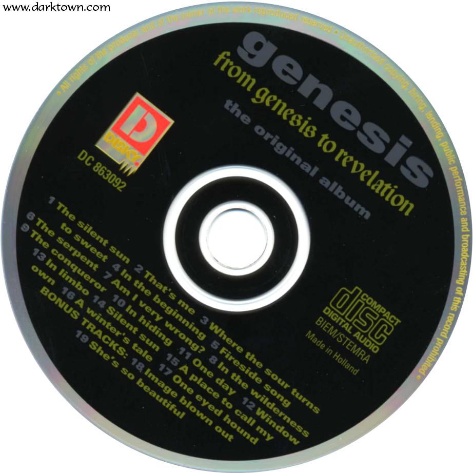 Musicotherapia: Genesis - From Genesis To Revelation (1969)