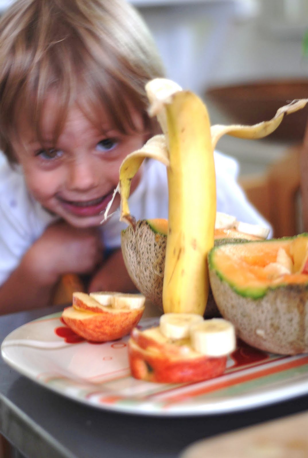 Golden Sun Family: Playing with Food