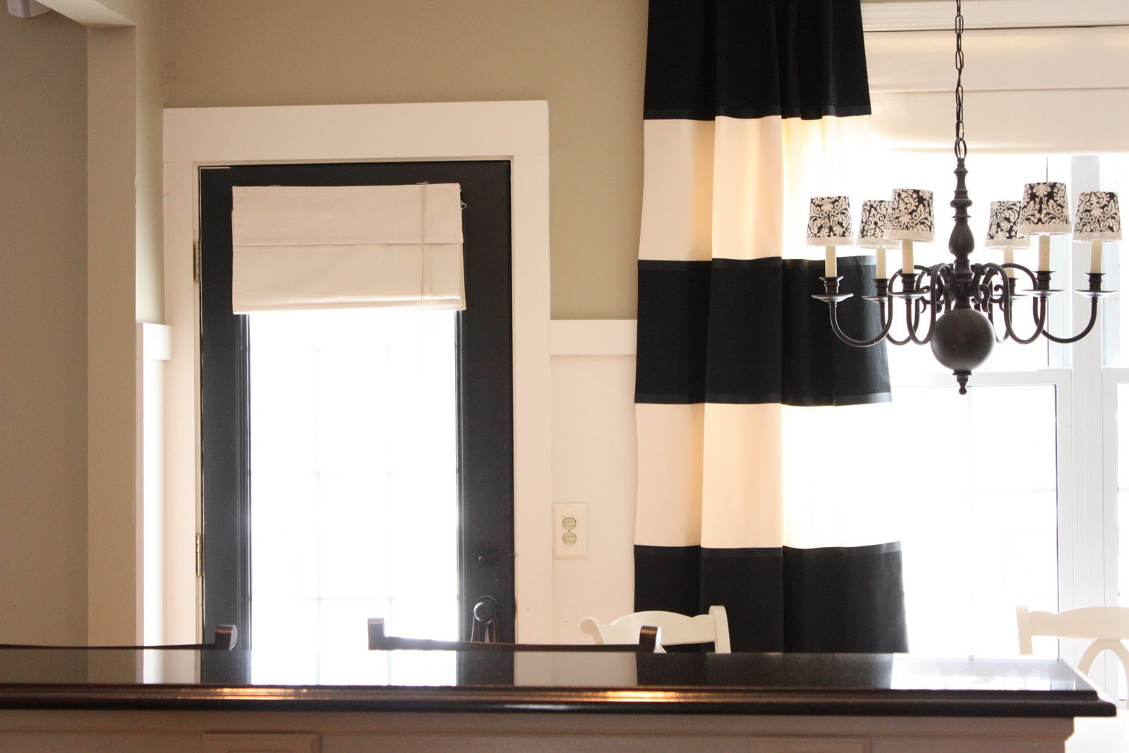 The Yellow Cape Cod: Bold Striped DIY Drapes