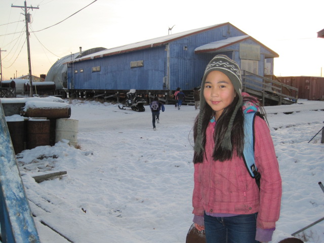 Maria's Musings in Akiuk & Napaskiak Alaska: A Walk After School