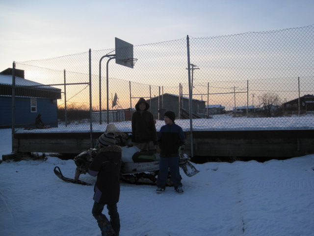 Maria's Musings in Akiuk & Napaskiak Alaska: A Walk After School