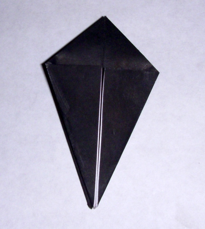 Origami: How to fold an origami bird base?