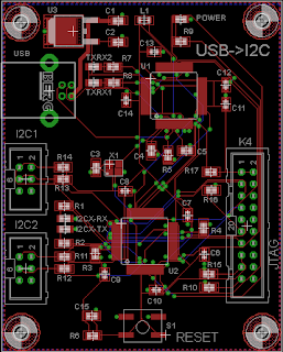 FTDI 2232H USB to I2C: new schematics