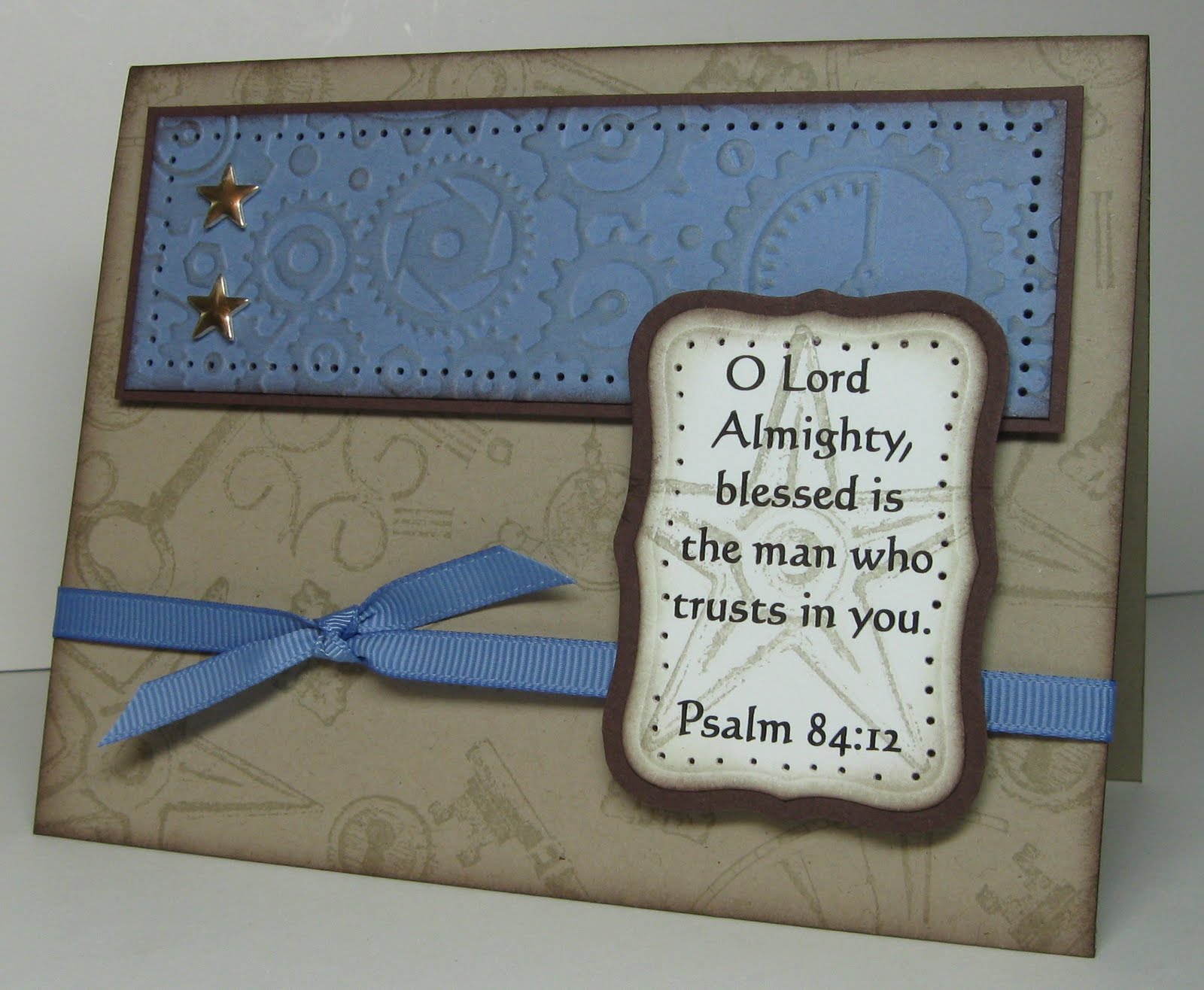 Body, Mind, Spirit, and STAMPS!: Christian Paper Crafts Scripture Saturday