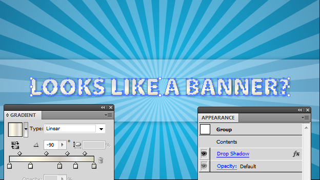 [AI] Great looking banner-like design. | tips4design