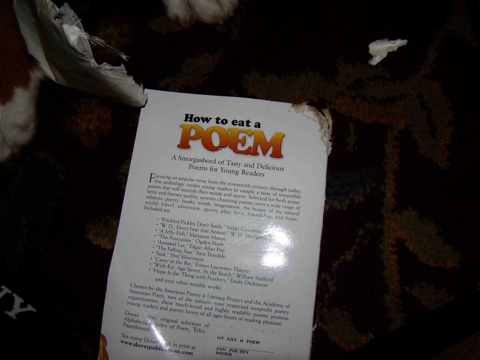 One Dog's Writer: How to Eat a Poem by Eve Merriam & Bailey Kent