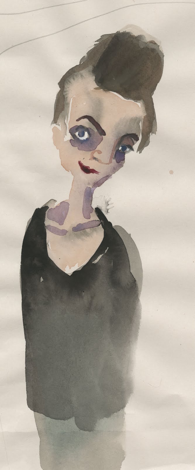 Sarah Maycock: silly self portraits