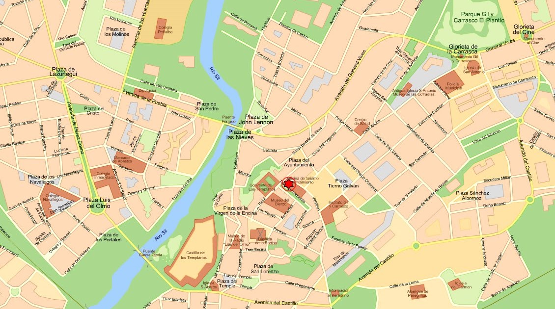 Mapa Ponferrada | Mapa