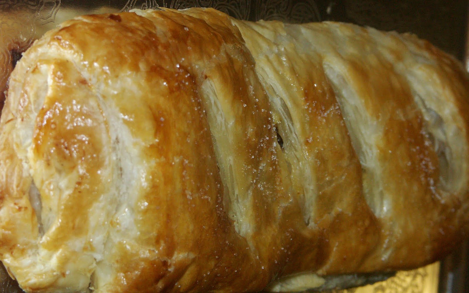 لذت آشپزی: Apple Strudel with Puff Pastry