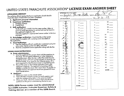 Zen Monkey Skydiving: 2009-06-06 - 2009-06-07 Water Training, B-License ...